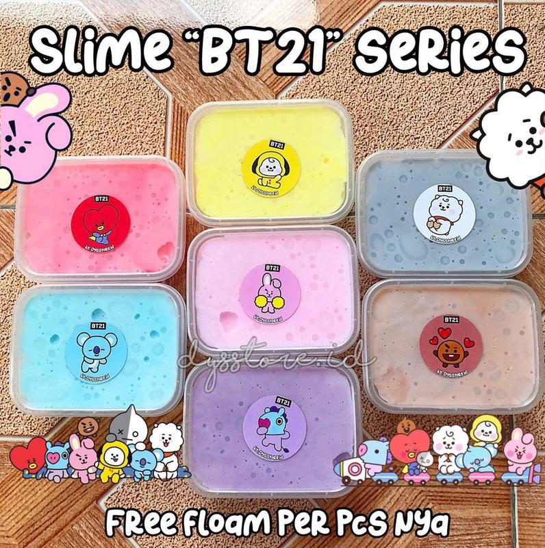 Slime BT21 Series Original slime 200gr by dysstoreid - Shop | Tokopedia