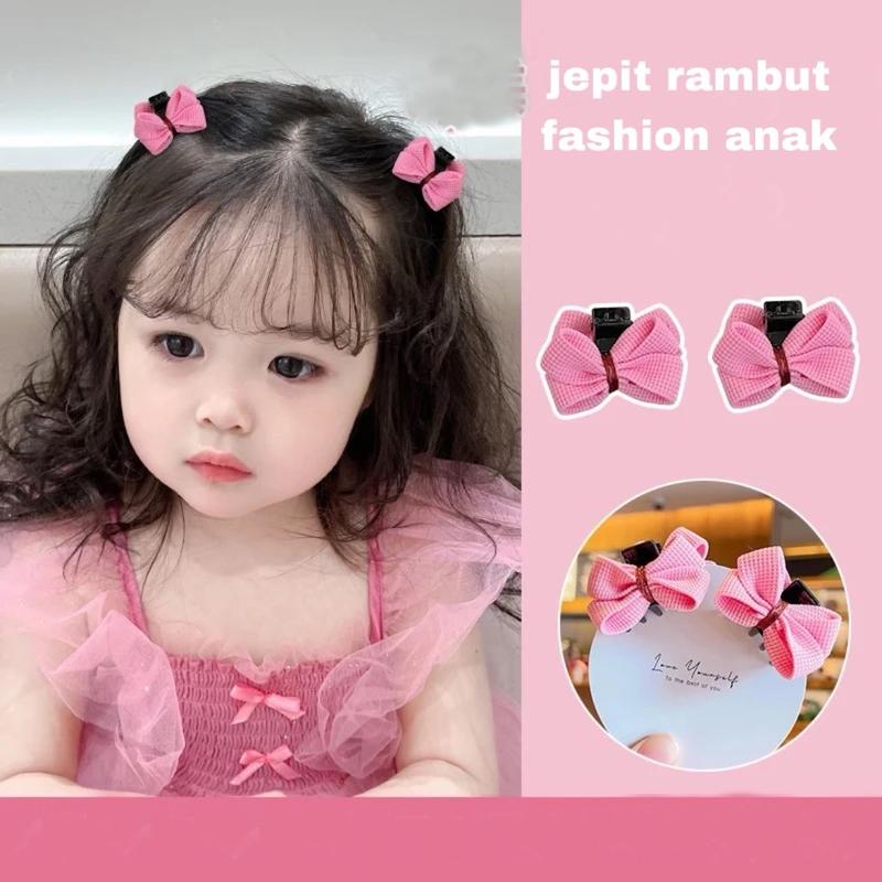 Set Jepit 4PCS Jepit Rambut Anak Motif Bunga Pita Gaya Korea - Shop ...