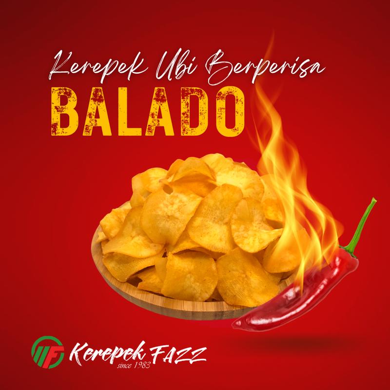 Kerepek Ubi Balado 500g Kerepek FAZZ Food Snacks - TikTok Shop Malaysia