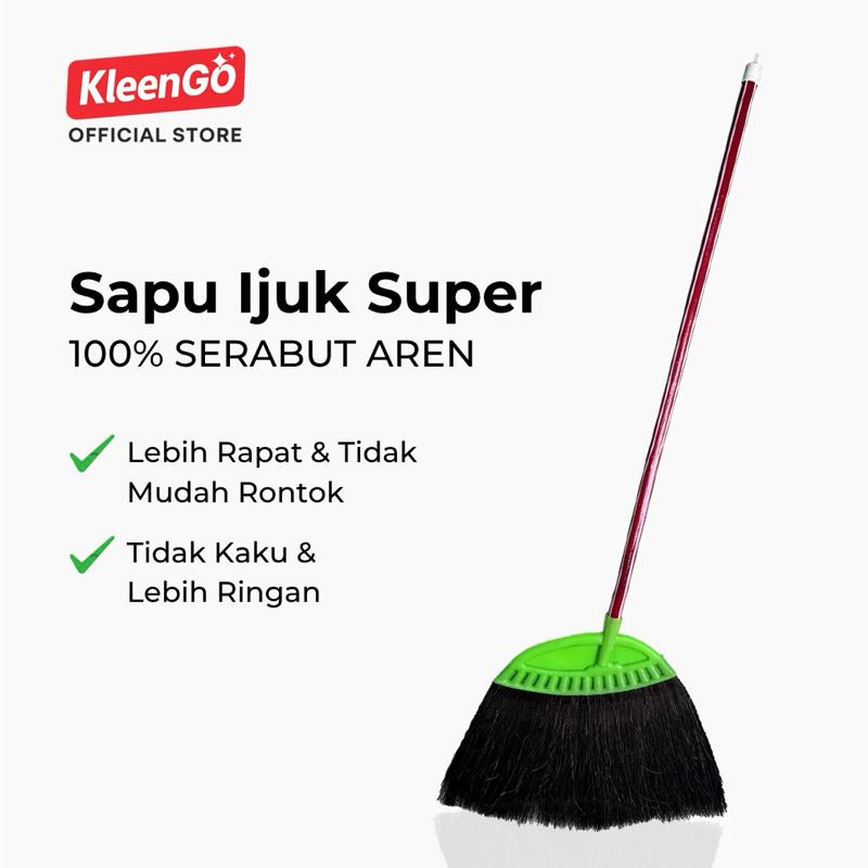 Sapu Ijuk Super – Serabut Aren Lebih Tebal, Gagang Kayu Kokoh, - Shop ...