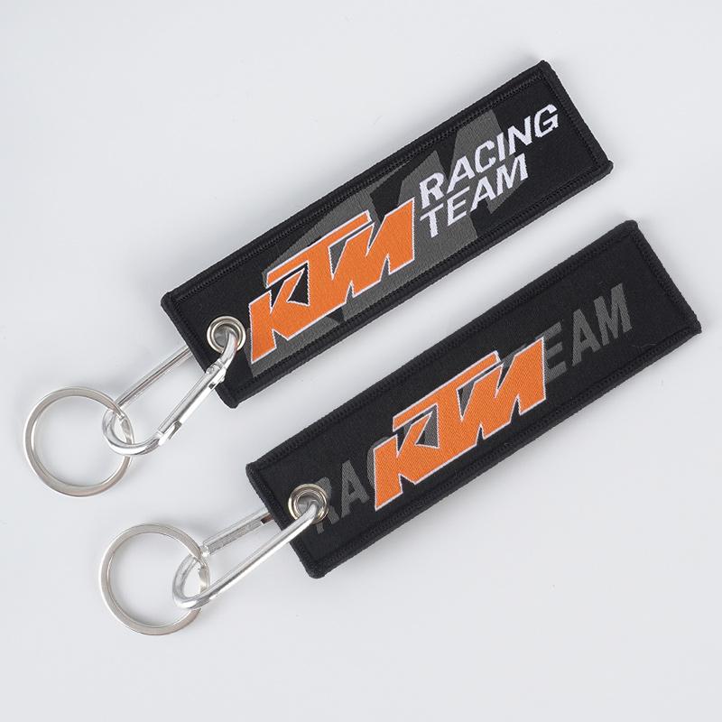 Motorcycle Woven Belt Key Ring Racing Knight Car Styling Keychain For ...
