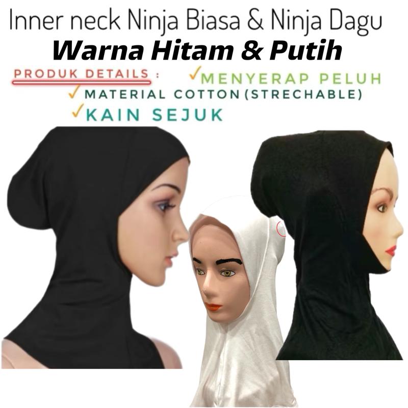 INNER NECK NINJA BIASA / NINJA DAGU Cotton - TikTok Shop Malaysia