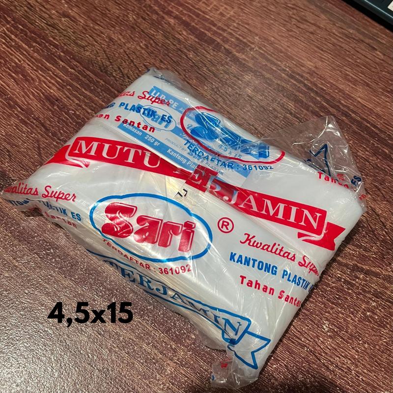 Plastik PE Sari Ukuran 4x15, 4x17, 4x20, 4.5x15, 4.5x17, 4.5x20, 5x15 ...