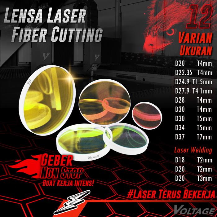 Jual VOLTAGE Lensa Mesin Laser Fiber Cutting & Welding Optical Lens ...