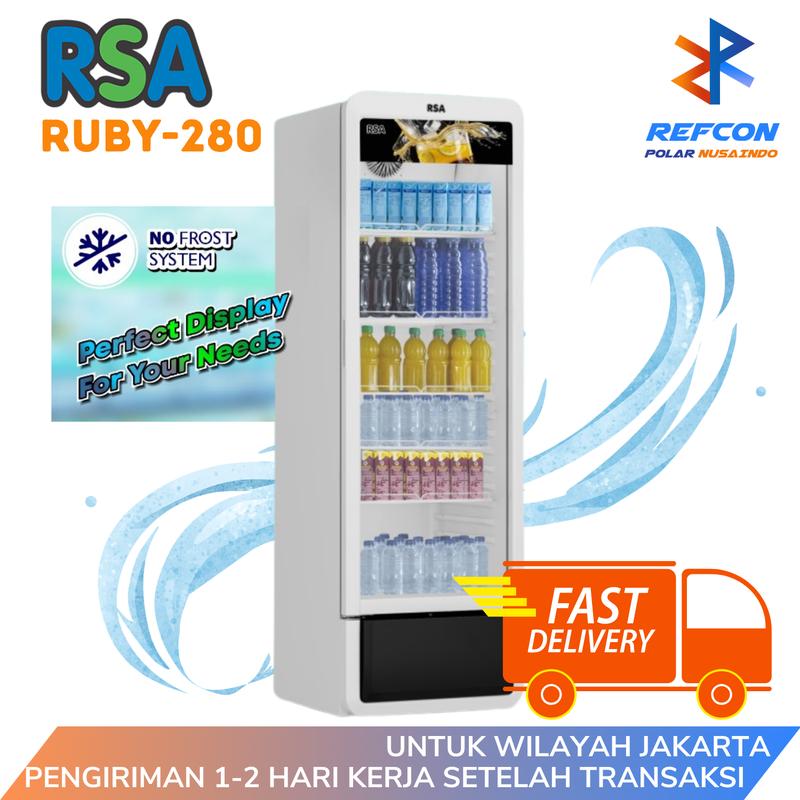 RSA Display Showcase RUBY 280 / RUBY280 / RUBY-280 Cooler No - Shop ...