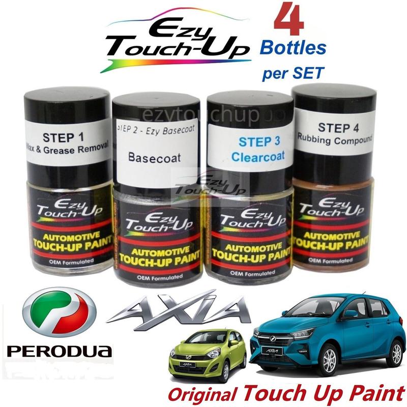 PERODUA AXIA Original Touch Up Paint- EZY Combo Set Touch-Up - TikTok ...