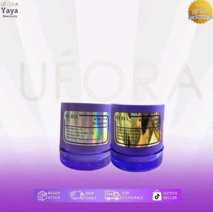 Hya Glow & Kojic Cream Ufora New packaging 15g - TikTok Shop Malaysia