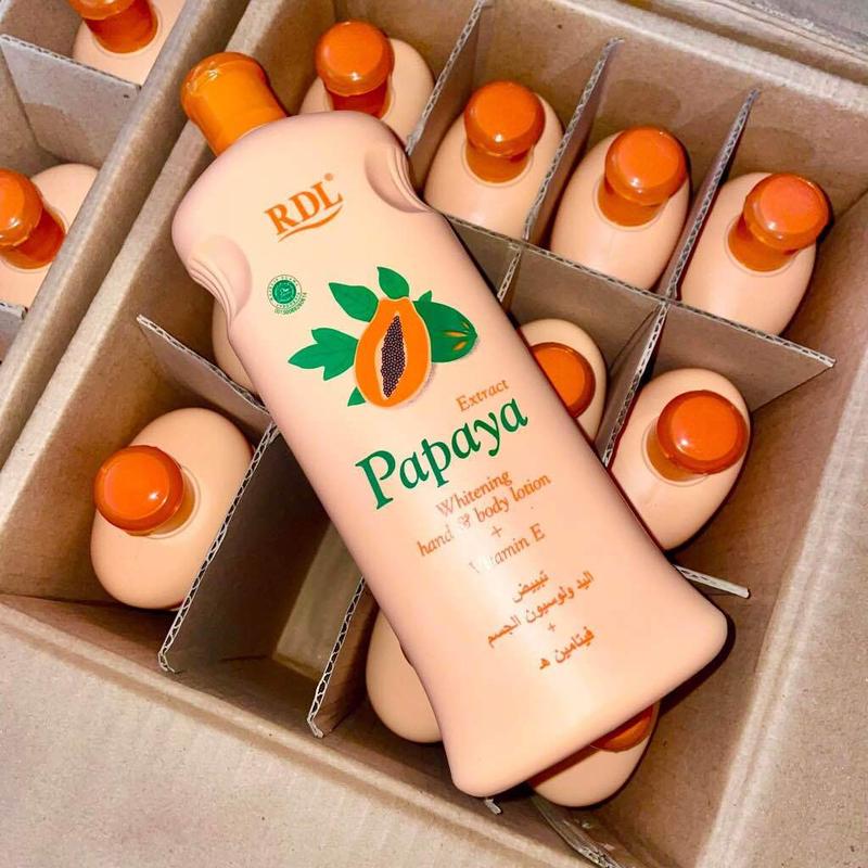 Papaya body lotion with Snail White,Collagen,Kojic Acid,Goat - TikTok ...