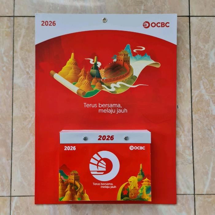 Jual Kalender 2026 Sobek Harian Bank OCBC Mewah Langka - Kota Surabaya ...