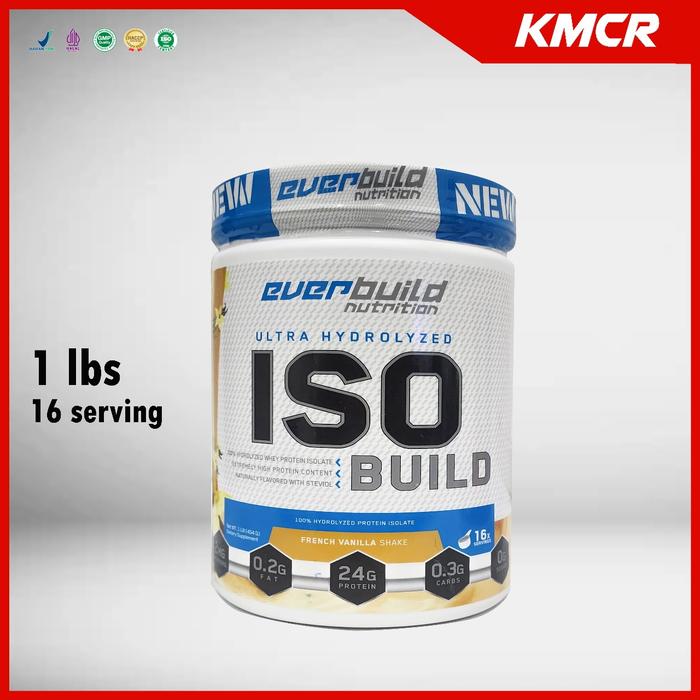 Jual Everbuild Nutrition Iso Build 1 Lbs Whey Protein Isolate Isobuild ...
