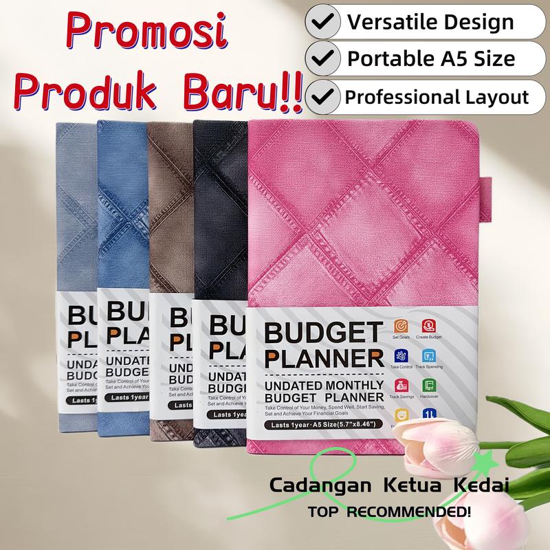 Buku Nota Perancangan dan Perancangan Kewangan, Saiz A5, Anggaran ...