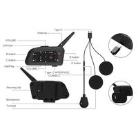 Promo Intercom V6 Pro Plus Headset Bluetooth Helmet 6 Riders Motorcycle ...