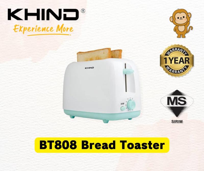 Khind BT808 Bread Toaster with Anti-dust Cover Sandwich Make - TikTok ...