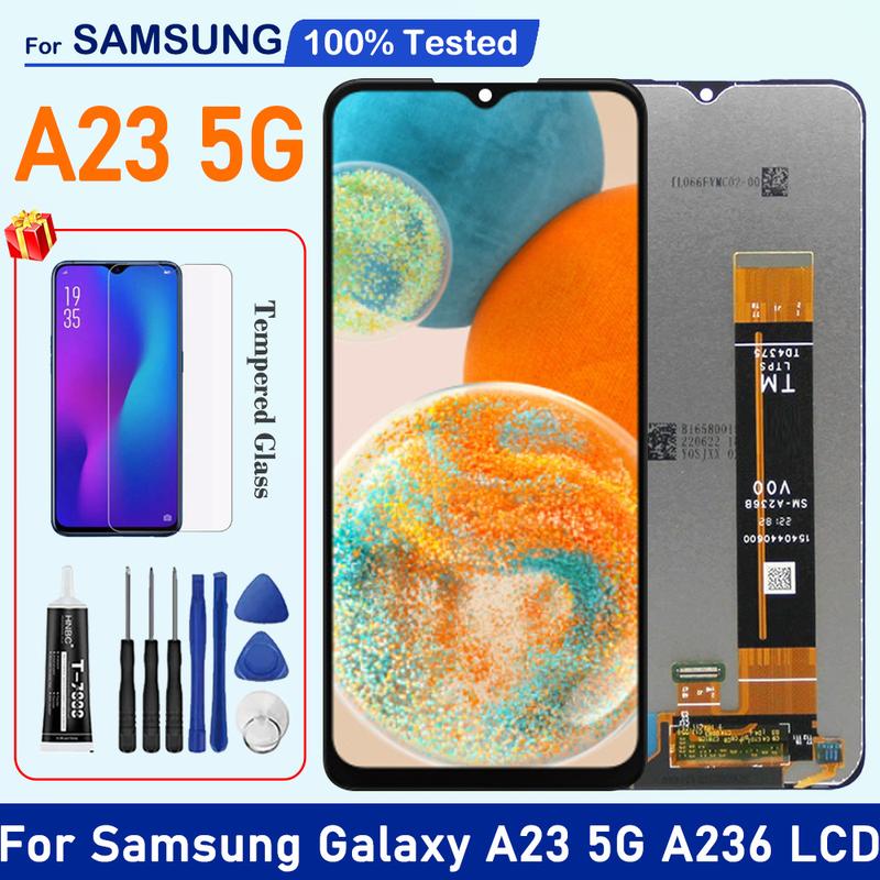 6.6" LCD For Samsung Galaxy A23 5G A236 A236B A236U LCD Display ...