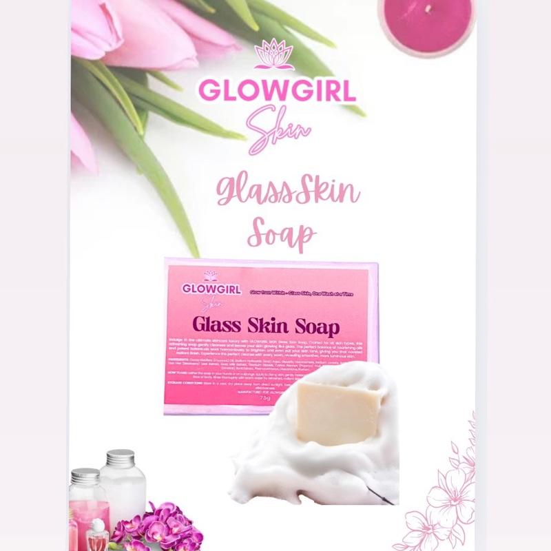 GLOWGIRLSKIN GLASS SKIN SOAP 75g with NIACiNAMIDE and GLUTHATIONE for ...