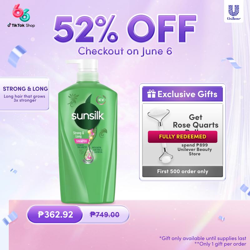 New Sunsilk Green Strong & Long 1L - TikTok Shop Philippines