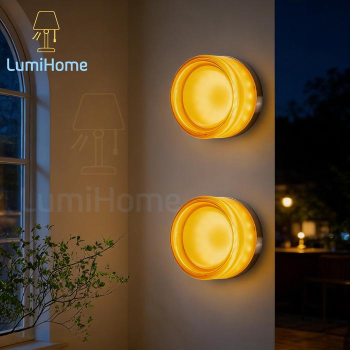 Promo LumiHome Lampu Dinding LED Nordic Bulat Akrilik Modern Korea ...