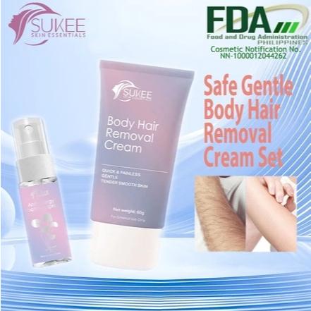 Hair Removeal Cream Sukee Hair Removal Cream 60g with Anti-allergy ...