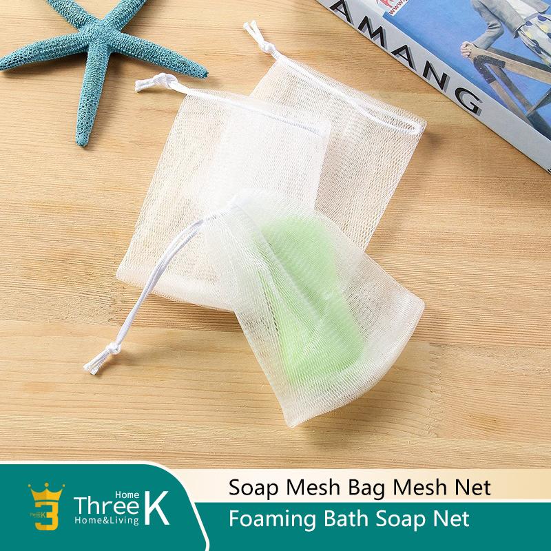 Soap Mesh Bag Mesh Net for Foaming Cleaning Bath Soap Net - TikTok Shop ...