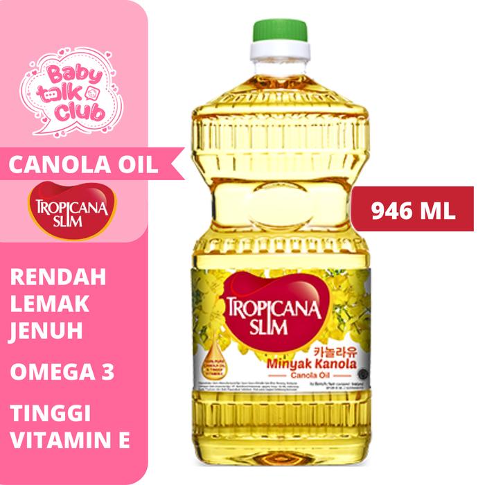 Promo Tropicana Slim Minyak Kanola 946ml - 100% Pure Canola Oil Minyak ...