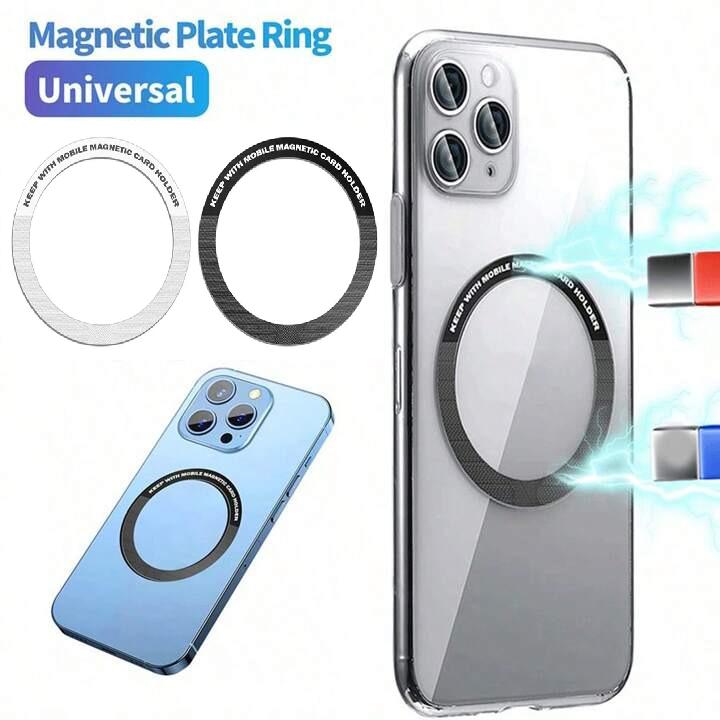 Universal Magnetic Ring Plate Stiker untuk Popsocket Magnetic Magsafe ...