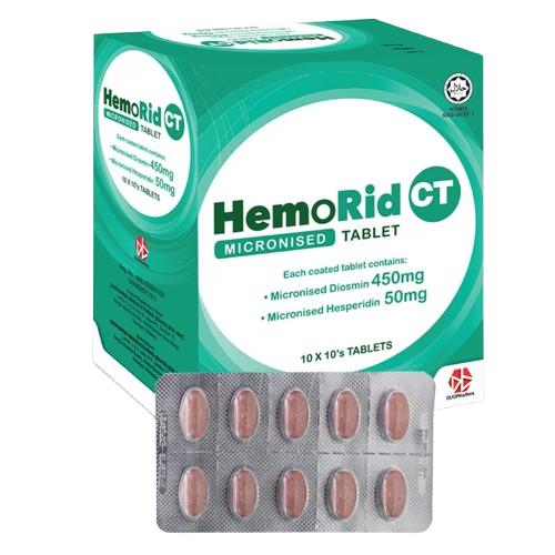 HEMORID CT TAB 450/50MG 100S / 10S - TikTok Shop Malaysia