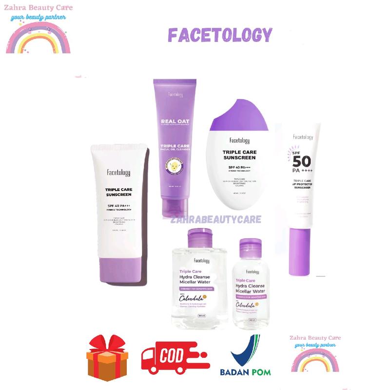 Facetology Triple Care Sunscreen 100ml | Facetology Triple Care - Shop | Tokopedia