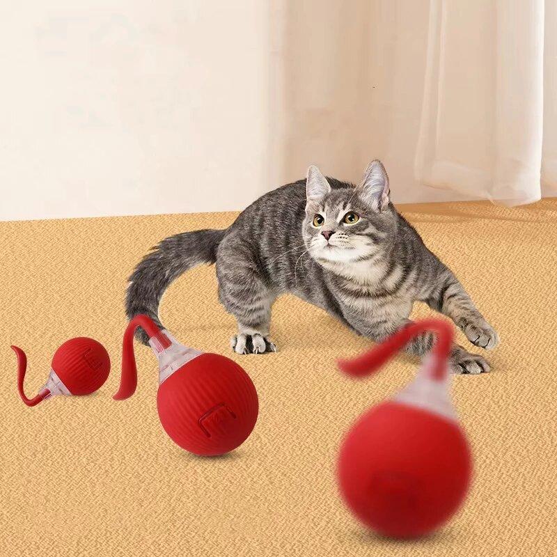 Cat Interactive Cat Toy Ball Electric Rolling Ball Toys for Dog ...