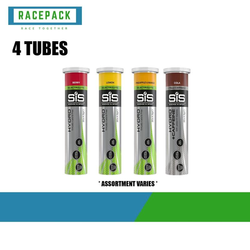 SiS Science In Sport GO Hydro Electrolyte Tabs Assorted 4 Tubes 80 Tabs ...