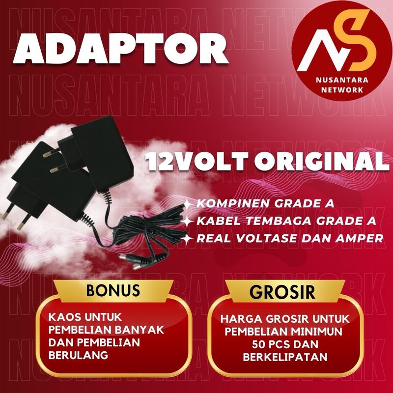 ADAPTOR 12 Volt ORIGINAL INDONESIA - Shop | Tokopedia