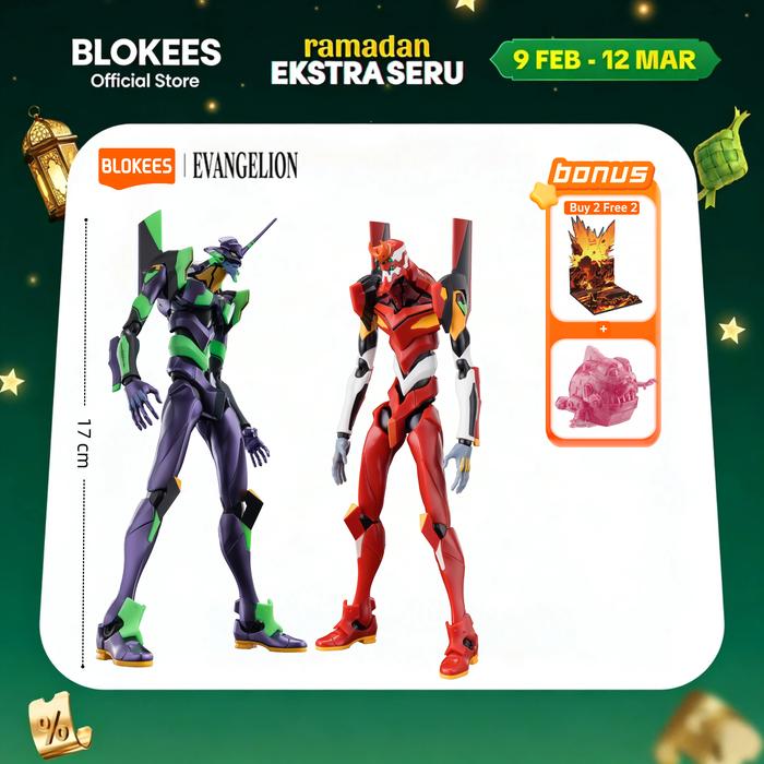 Promo Blokees Evangelion 01 Test Type 01 EVA AE01 model kits Assemble ...