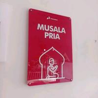 Jual Signage akrilik custom sebagai papan pengarah informasi gedung ...