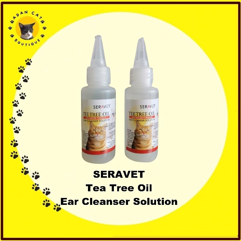 SERAVET Tee Tree Oil Ear Cleanser Solution 35ml for Cat - TikTok Shop ...
