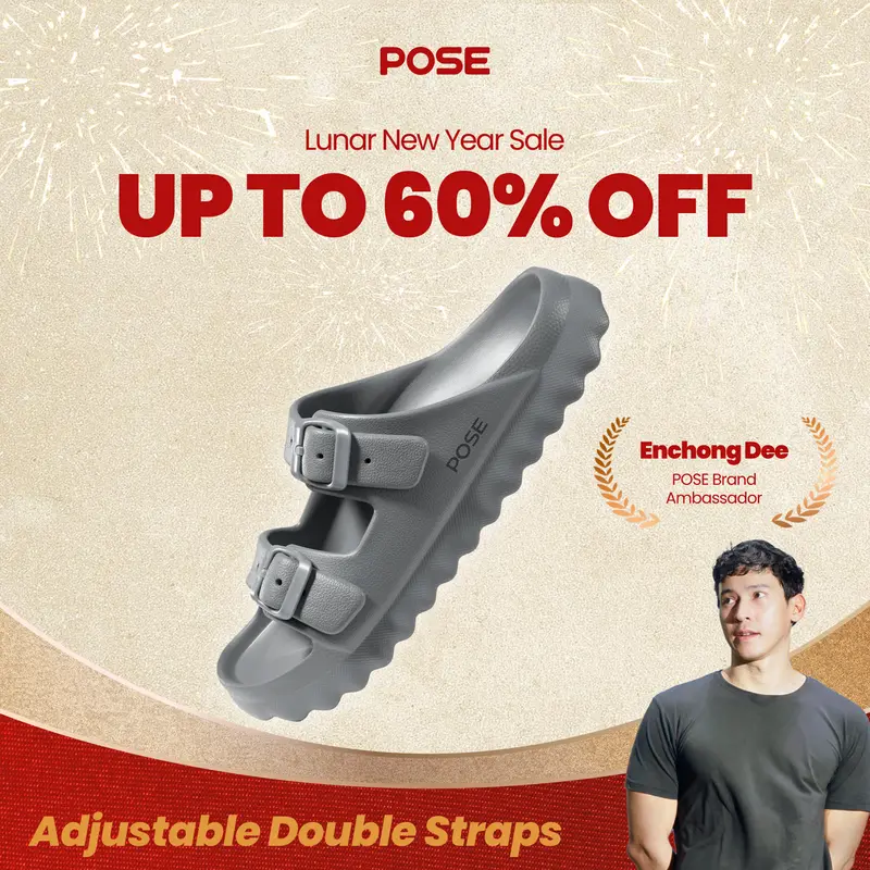 【chocolate or gray】POSE Coral Adjustable Korean two Strap Flat - TikTok ...