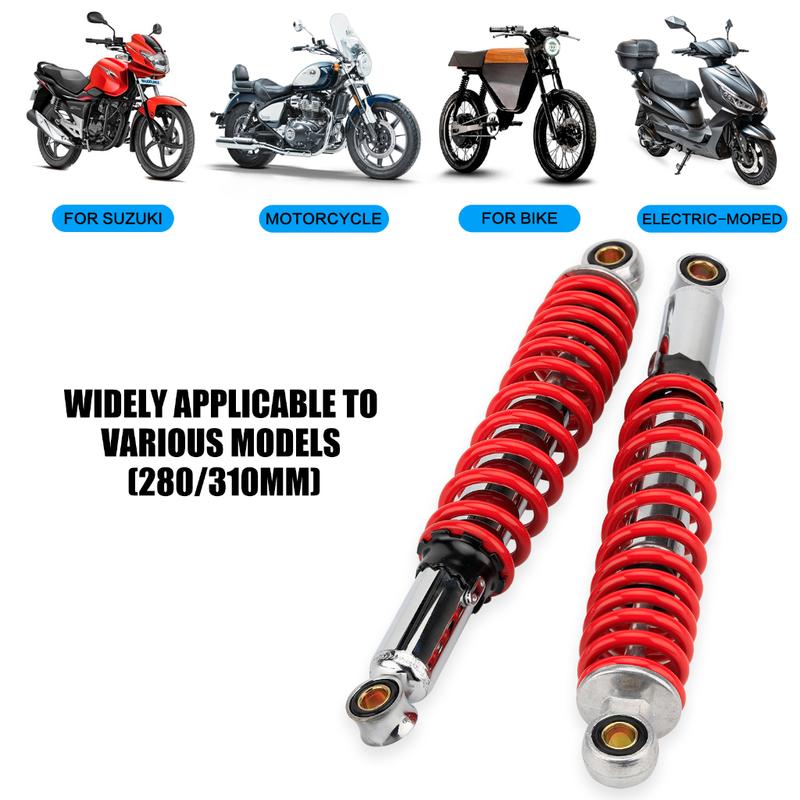 2PCS Shock Absorber Motorcycle Rear Shock 310mm Wave 100/110i/125 ...