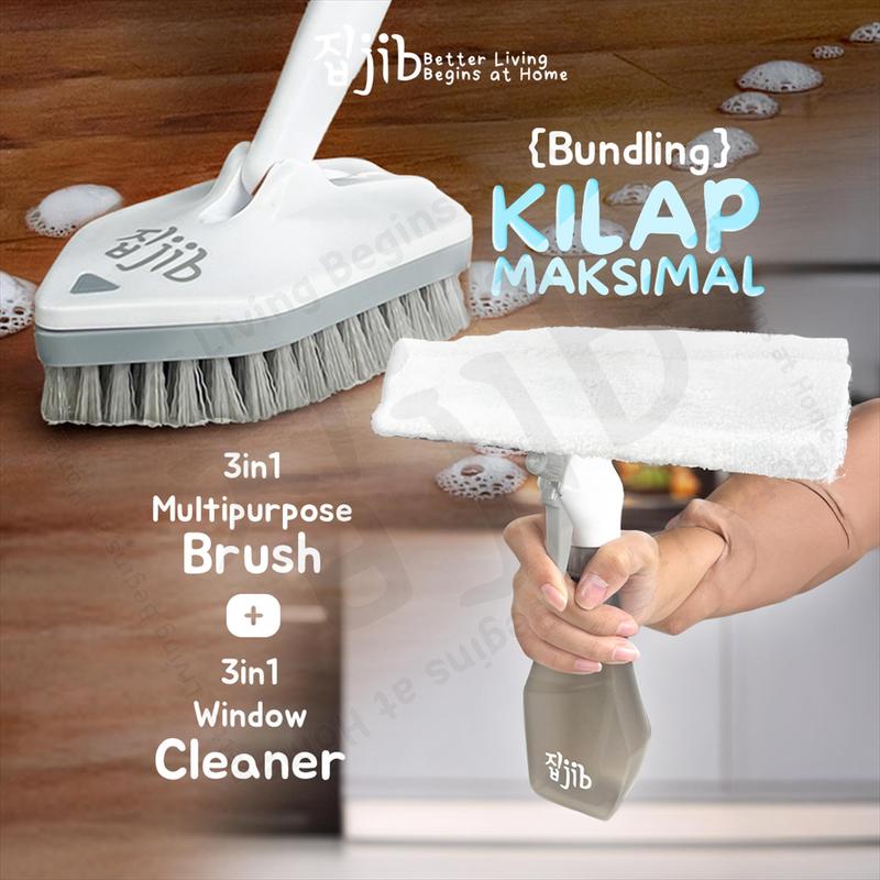 [PAKET KILAP MAKSIMAL] JIB 3 in 1 Multi Purpose Brush & JIB Wiper - Shop | Tokopedia