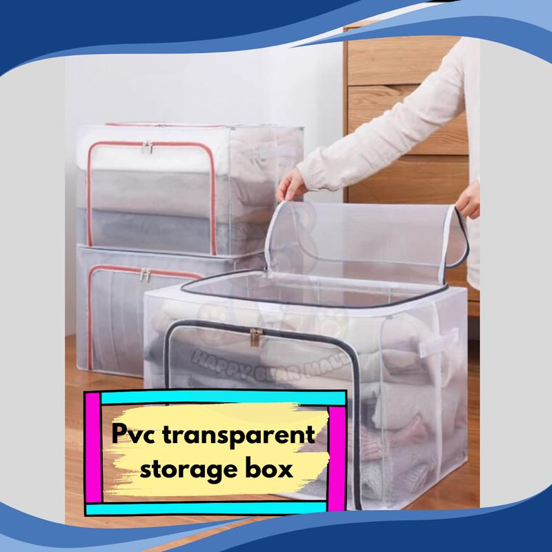 Transparent Foldable Storage Box Clothes Organizer Clothes Storage ...
