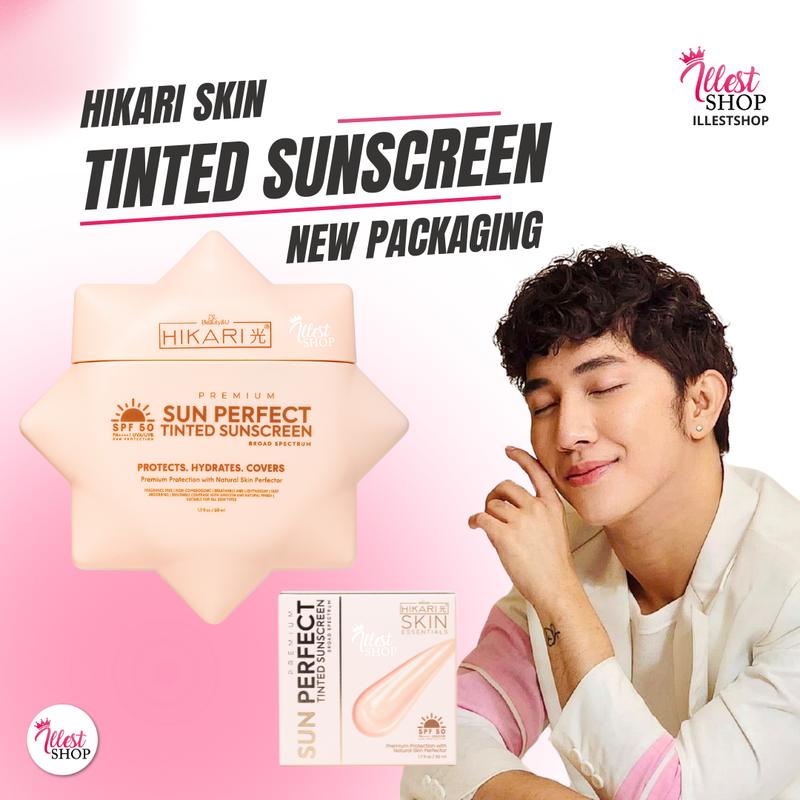 HIKARI PREMIUM SUN PERFECT TINTED SUNSCREEN Hikari Tinted LIVE - TikTok ...