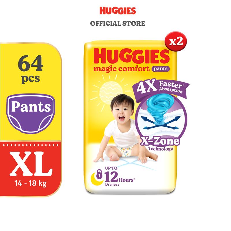 Huggies Magic Comfort Jumbo XL - 32 pcs x 2 packs (64 pcs) - TikTok ...