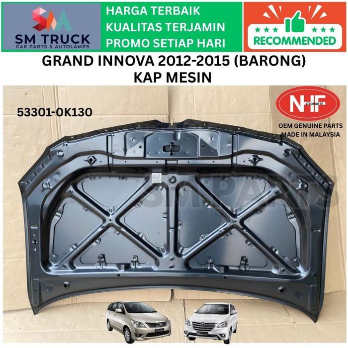 Jual (NHF MALAYSIA) KAP MESIN MOTOR TOYOTA GRAND INNOVA 2011 2012 2013 ...