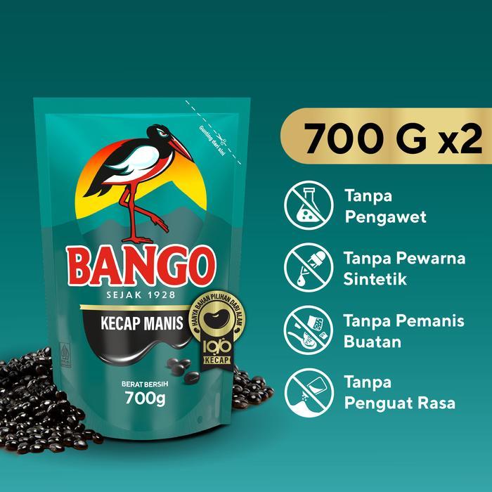 [Promo Exclusive] Bango Kecap Manis Kemasan Pouch Refill 700Gr Twinpack ...