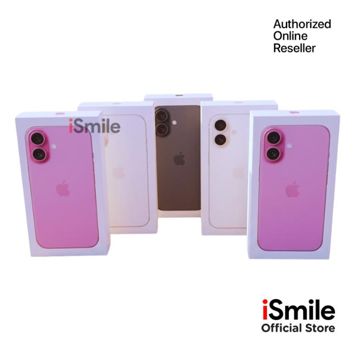 Promo Apple iPhone 16 Garansi Resmi - 128GB 256GB 512GB - Pink, 256GB ...