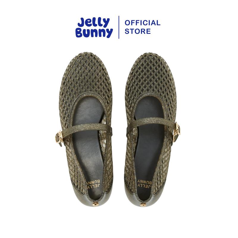 JELLY BUNNY PASCAL FLAT MARY JANES GLITTER BLACK B24SLSI060 - TikTok ...