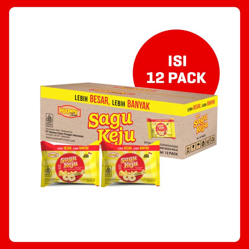 Happy Time Sagu Keju Premium Pack - 1 Karton - Shop | Tokopedia