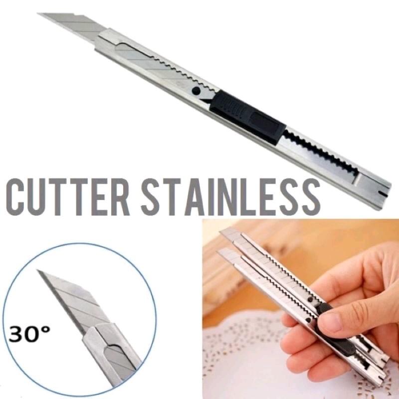 Cutter Besi 30 Derajat/ Cutter Besi Kecil/ Pisau Cutter Stainless ...