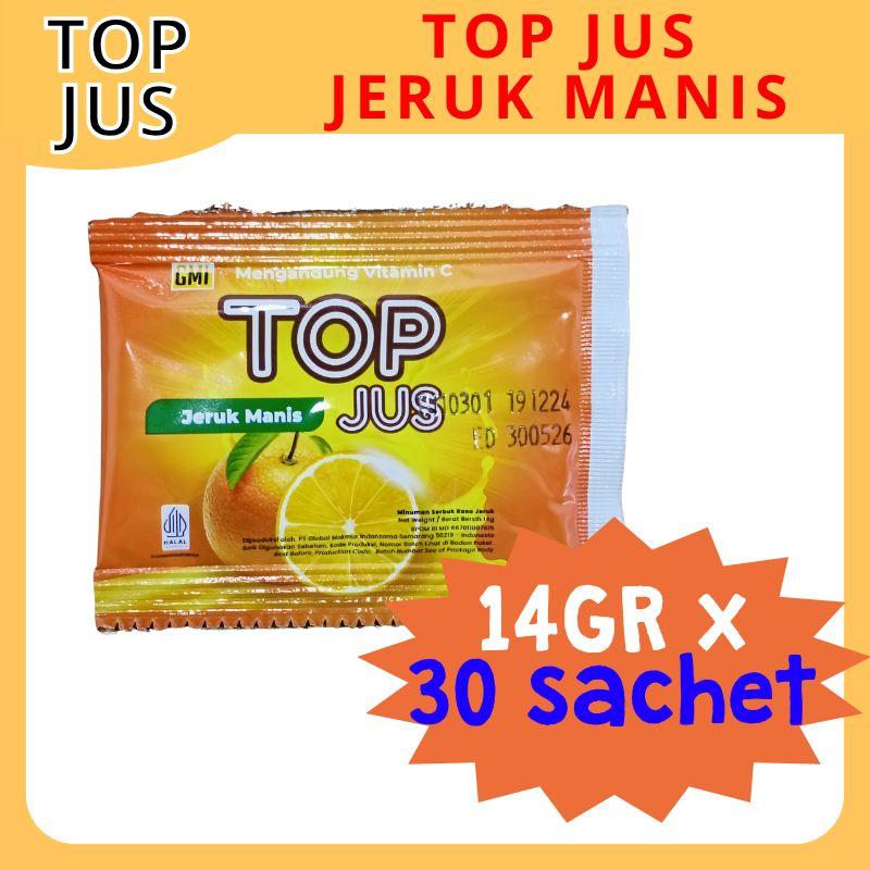 TOP JUS JERUK MANIS | 14gr x 30 sachet/ 60 sachet - Shop | Tokopedia