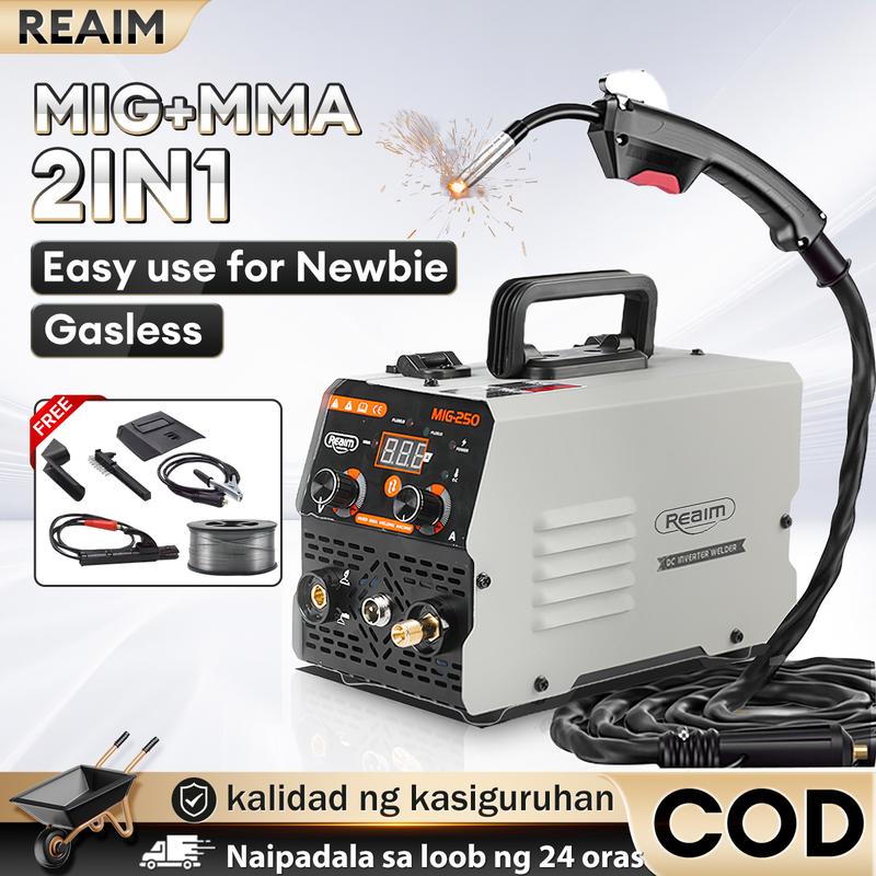 【REAIM】MIG Welding Machine MIG200/250/300/400 ARC/MIG 3IN1 Welding ...