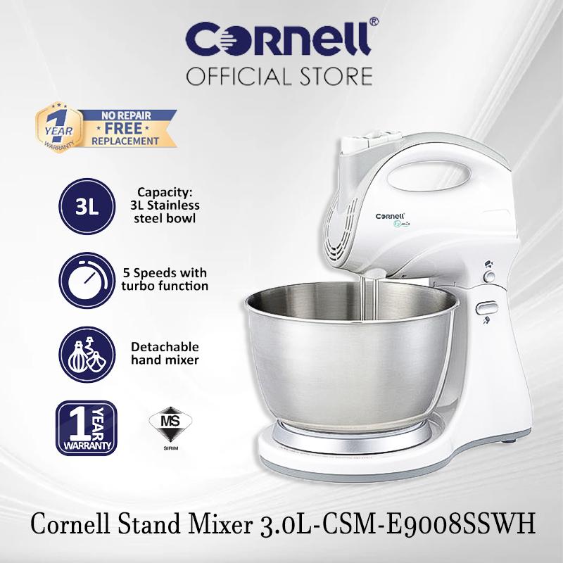 Cornell 5 Speeds Stainless Steel Bowl Stand Mixer (3L) CSM-E9008SSWH ...