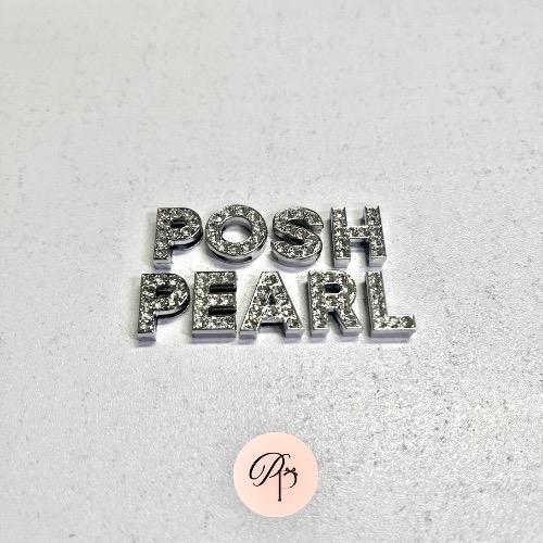 [Posh Pearl] Charm Alphabet A-Z 8/10mm | Huruf Kalung Gelang Custom ...