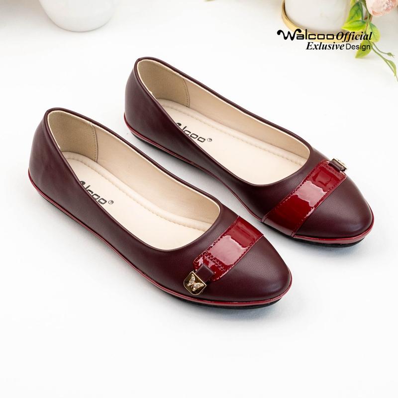 WALCOO BRYYN Sepatu Flatshoes Wanita Ujung Bulat Untuk Forma - Shop ...